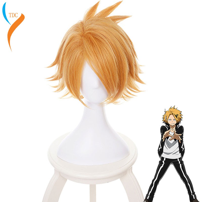 Boku No Hero Academia Kaminari Denki Wig Cosplay Costume My Hero