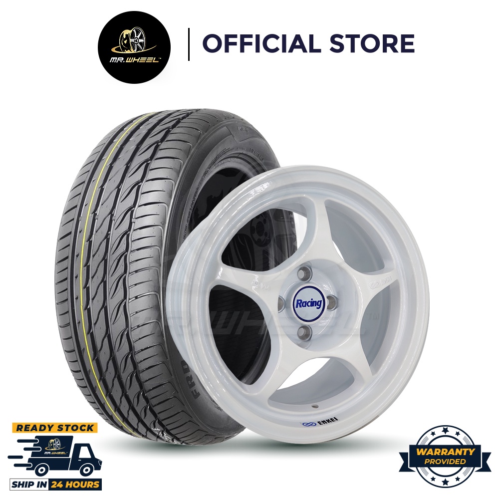 [Package Set] New Sport Rim ENKEI RPO1 15x7 4x100 ET20 with New FARROAD Tyre Mr Wheel 15 inch ...
