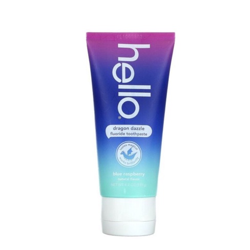 natural Hello Kids, Fluoride Toothpaste, Dragon Dazzle,Wild Strawberry ...