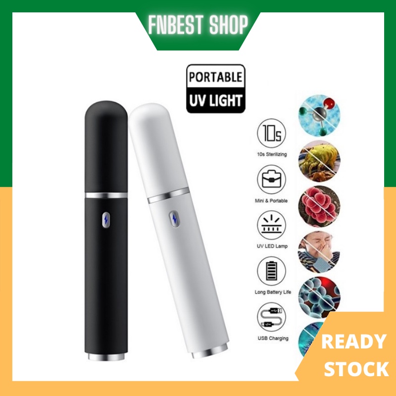 Mini UV Sterilizer Lamp USB UVC Handheld Ultraviolet Disinfection ...