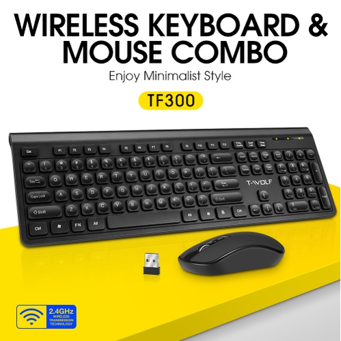 T-WOLF TF300 / Sensonic UX4000 / T-WOLF TF100 Wireless Mouse Keyboard ...