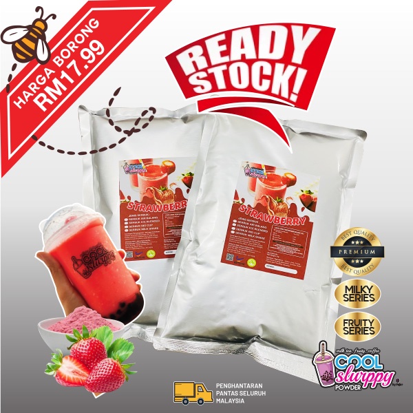 [READY STOCK] SERBUK AIR BALANG STRAWBERRY MILK 1KG | Shopee Malaysia