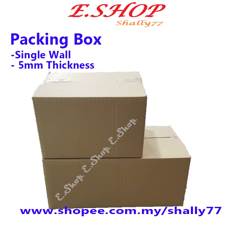 Corrugated Packing Box /Kotak Packing (Carton Box) 10 PCS | Shopee Malaysia