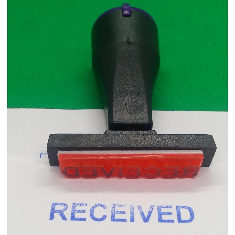 (RECEIVED ) Ready Made Rubber Stamp / Normal Rubber Stamp | Shopee Malaysia