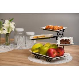 3 TIER SERVING TRAY (TRAY SERVING) | Shopee Malaysia
