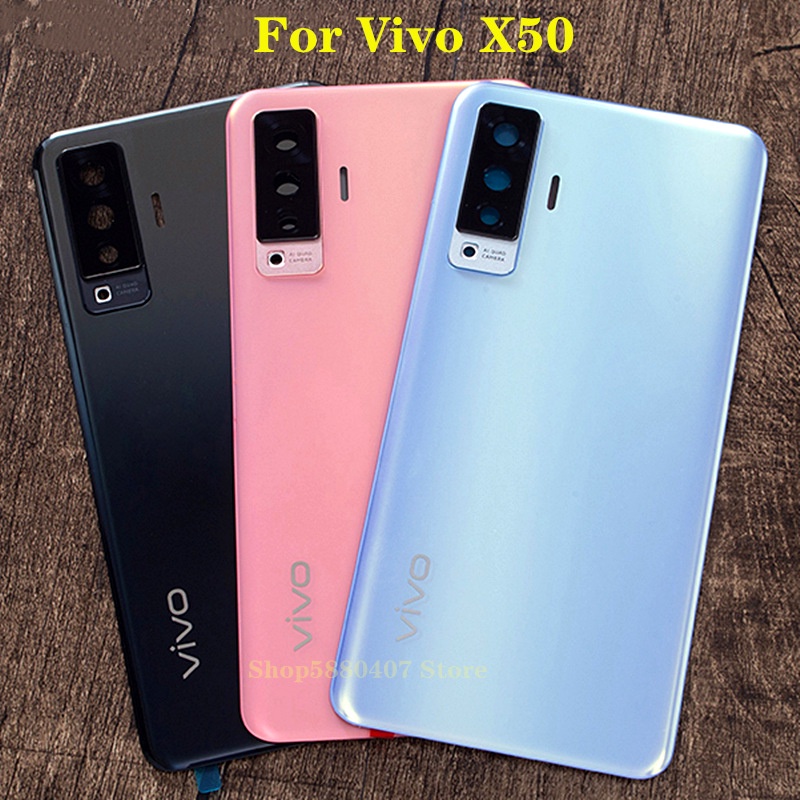100% Original Back Cover For Vivo X50 Rear Housing Door Battery Cover ...