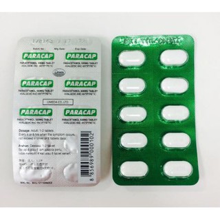 PARACAP 500MG Paracetamol Tabs 10s(Exp-12/2022) | Shopee Malaysia