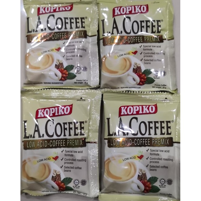 Kopiko L.A. 3in1 Instant Coffee Low Acid Coffee Premix | BeeCost