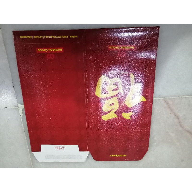 Ambank ang pao red Packet 4 pcs | Shopee Malaysia