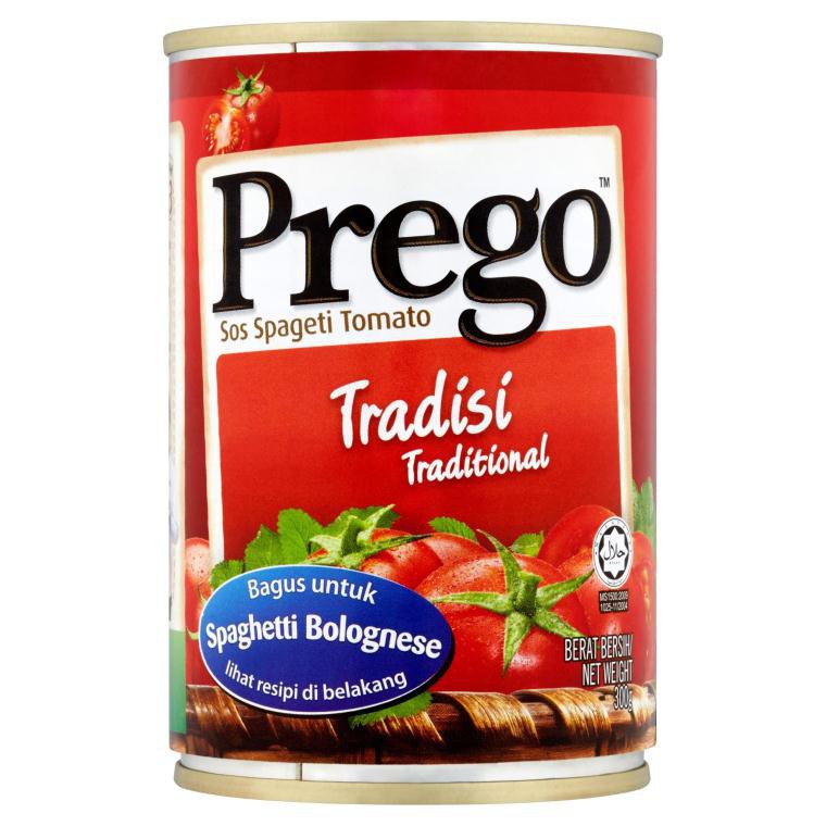PREGO Traditional Pasta Sauce / Sos Pasta Tradisional 290gm | Shopee ...