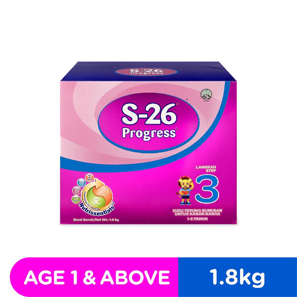 Susu S-26 Progress Milk Powder (1.8kg) Susu Formula Susu Tepung Susu ...
