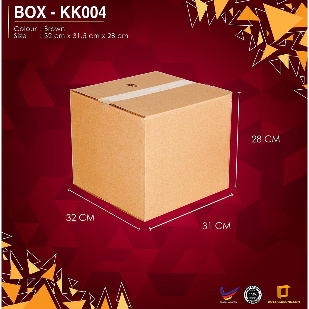 KK004 - Packaging Box Carton Box Packing Box Paper Boxes Kotak | Shopee ...
