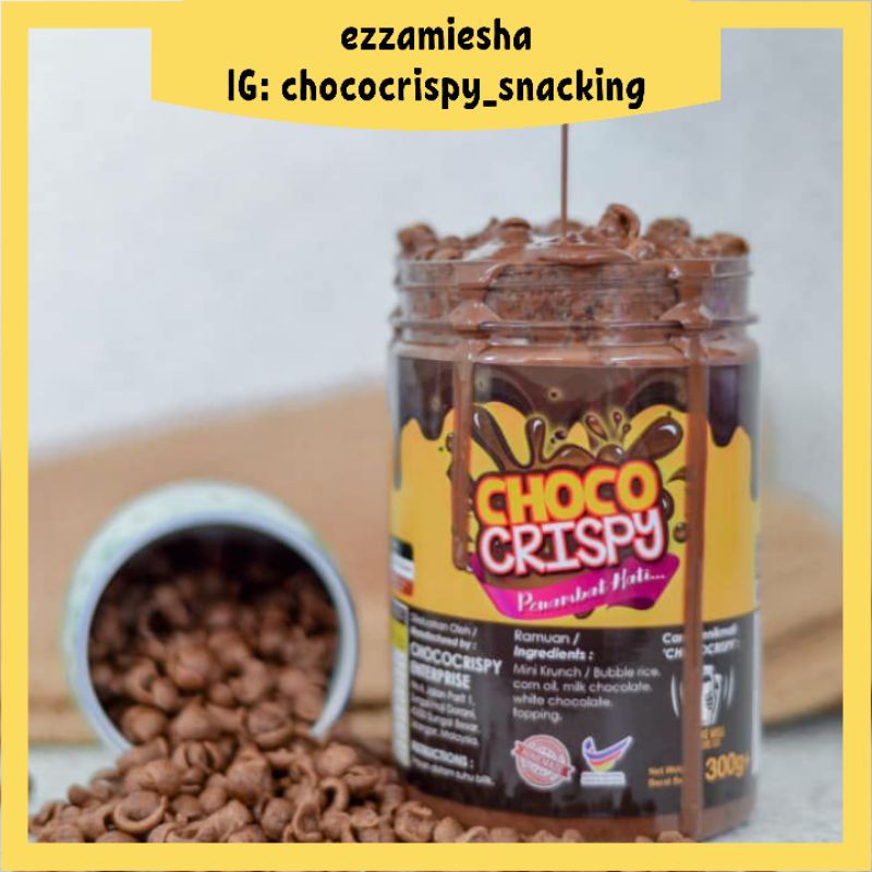 Chococrispy Flavour Chocolate Mini Crunch & Bubble Rice 300g [Ready ...