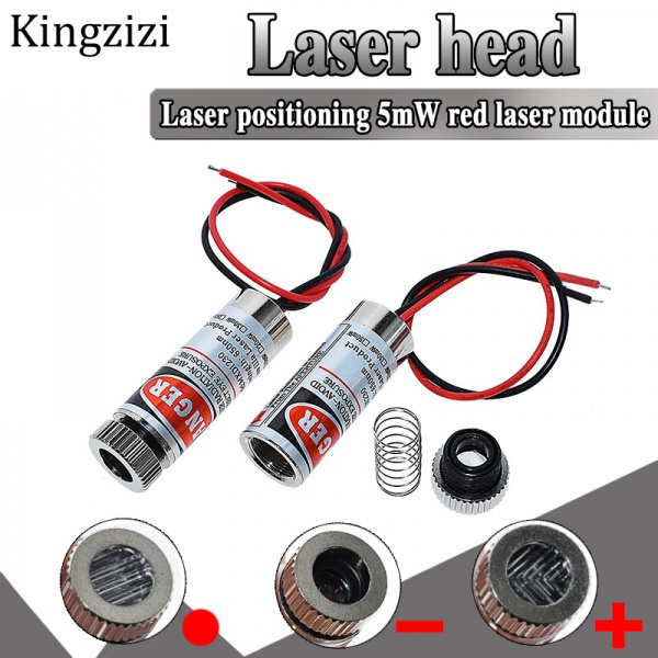 Red Point/line/cross laser module 5MW 650Nm focus adjustable laser head ...
