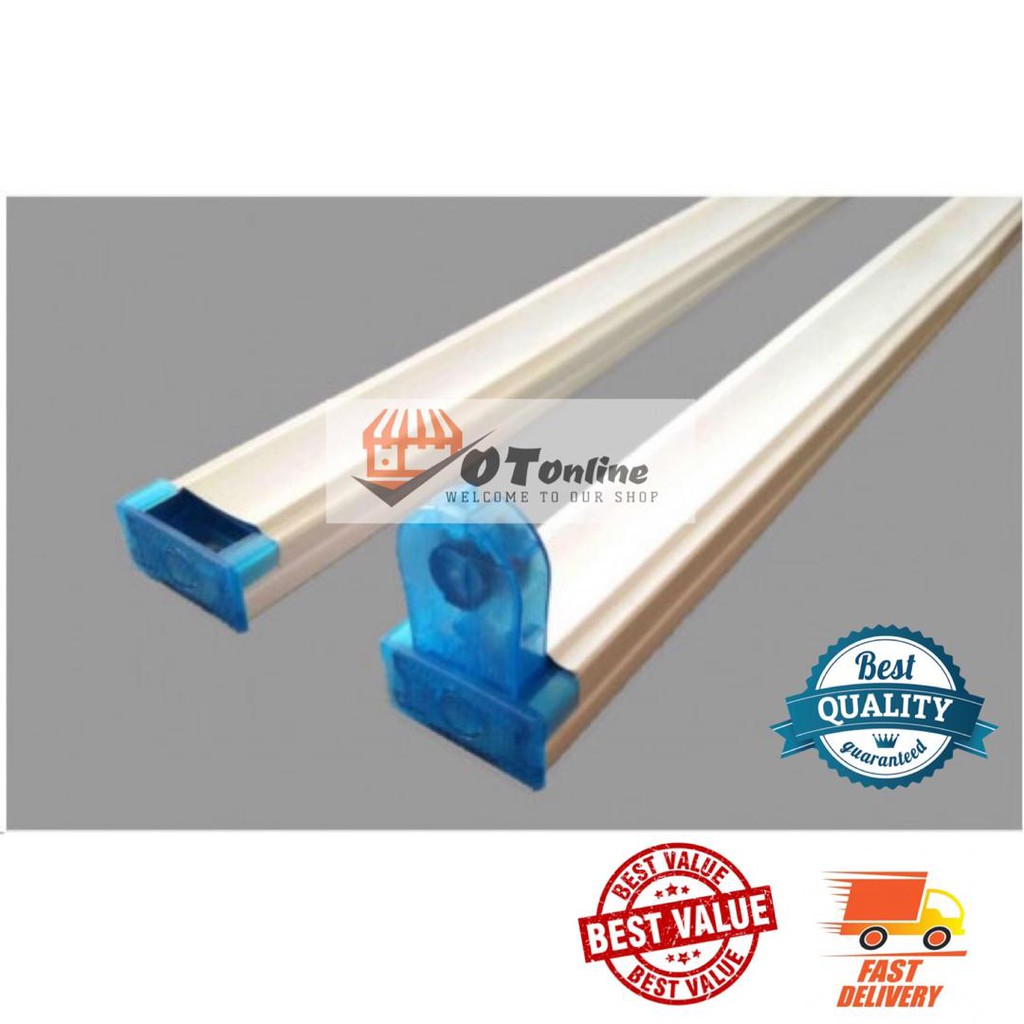 50/ctn LED T8 Casing LED T8 Fitting T8 LED Tube LED Single Casing 2ft ...