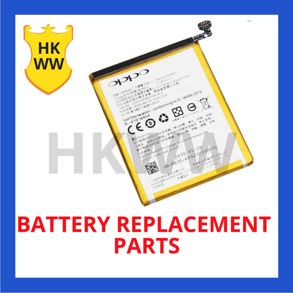 Oppo A37 BLP615 Battery 2630Mah Replacement Parts | Shopee Malaysia
