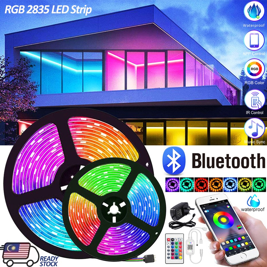 LED Strip Light RGB 2835 USB Flexible Waterproof LED Lighting Strip 5m ...