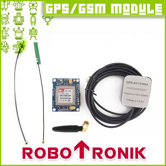 SIM5320E Quad-Band GSM & GPS - 3G Module w/ Antenna SIM 5320 5320E | Shopee Malaysia