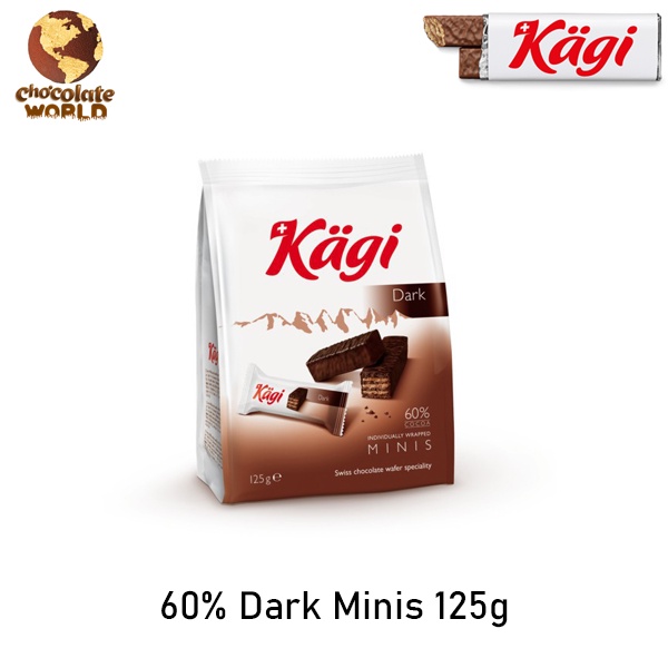 Kagi Dark 60% Minis Chocolate Wafer 125g (Swiss Made) | Shopee Malaysia