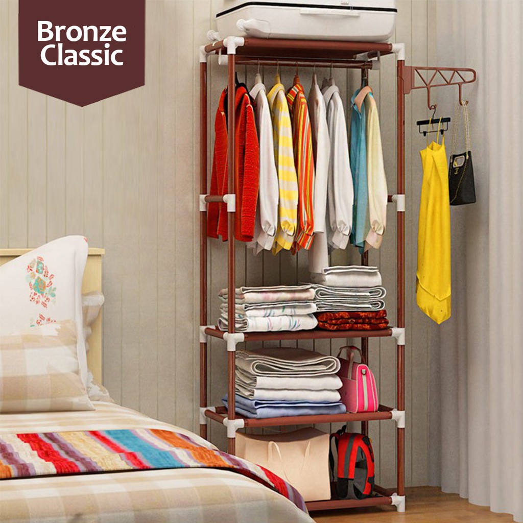 Rak Baju Clothes Rack Cloth Hanger Stand Rack Hanging Clothes Rack ...