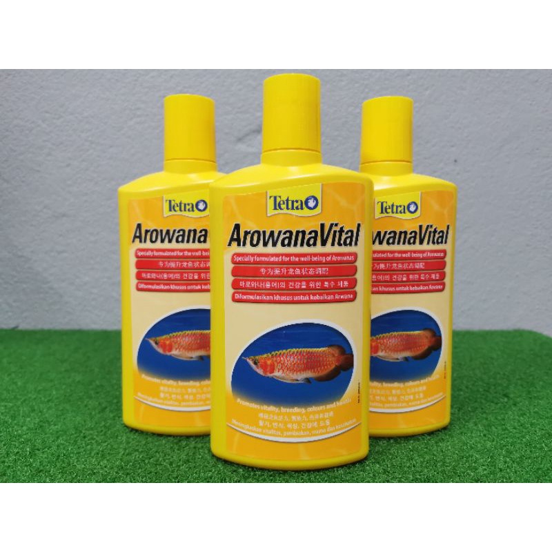 Tetra Arowana Vital 500ml. Arowana Vitamin Health Supplement Booster ...