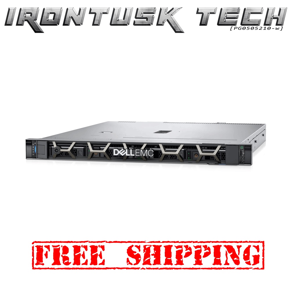 DELL POWEREDGE R250 RACK SERVER - R250-E2324G-8GB-2T-755-3YRSNBD - DL ...
