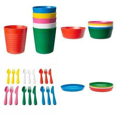 IKEA KALAS BOLD: Bowl, Plate, Cup & Cutlery / Set Pinggan Plastik (6 ...