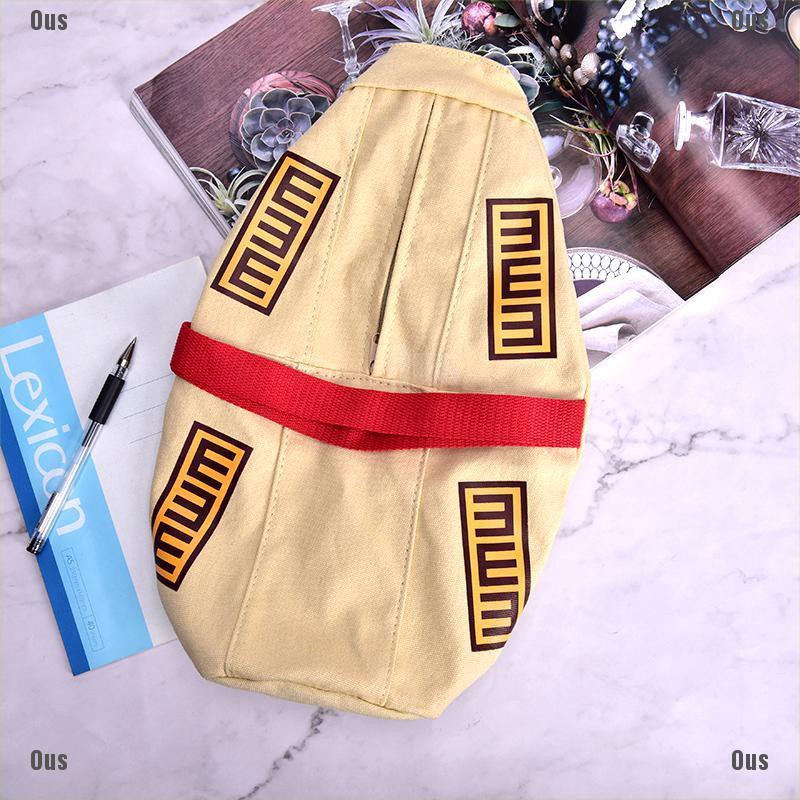 Anime Naruto Gaara Canvas Gourd Satchel Backpack Sling Shoulder Bag ...