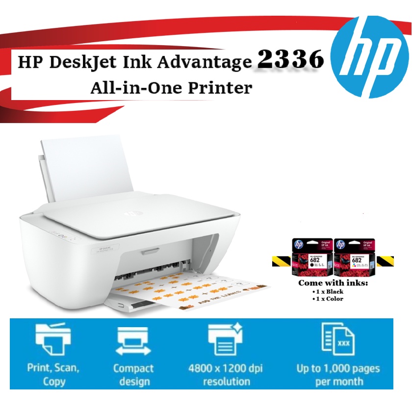 HP Deskjet Ink Advantage 2336 All In One Printer | Shopee Malaysia