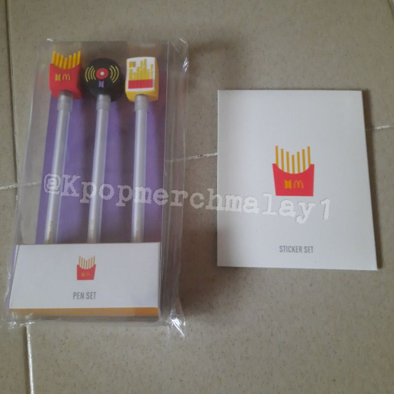 RS BTS MCDONALD'S MERCHANDISE MCD | Shopee Malaysia
