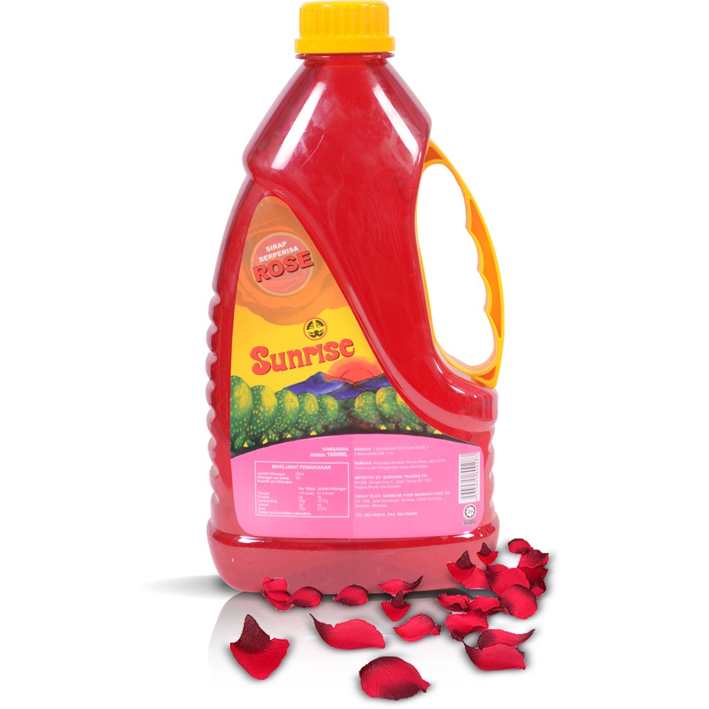 Sunrise Rose Syrup 2L READY STOCK | Shopee Malaysia