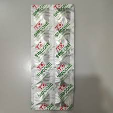 SIMCONE SIMETHICONE 80MG 10 TABLETS CHEWABLE-STOMACH BLOATING(ANGIN ...