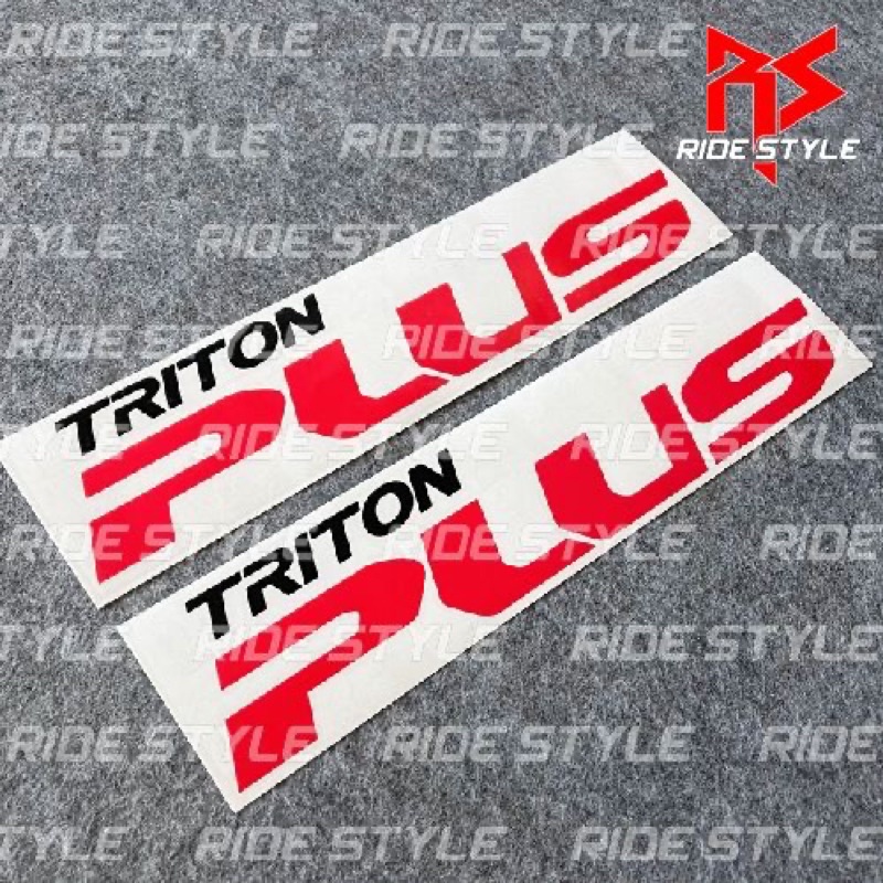 TRITON PLUS 4X4 Sticker Off Road Truck Mitsubishi Triton | Shopee Malaysia