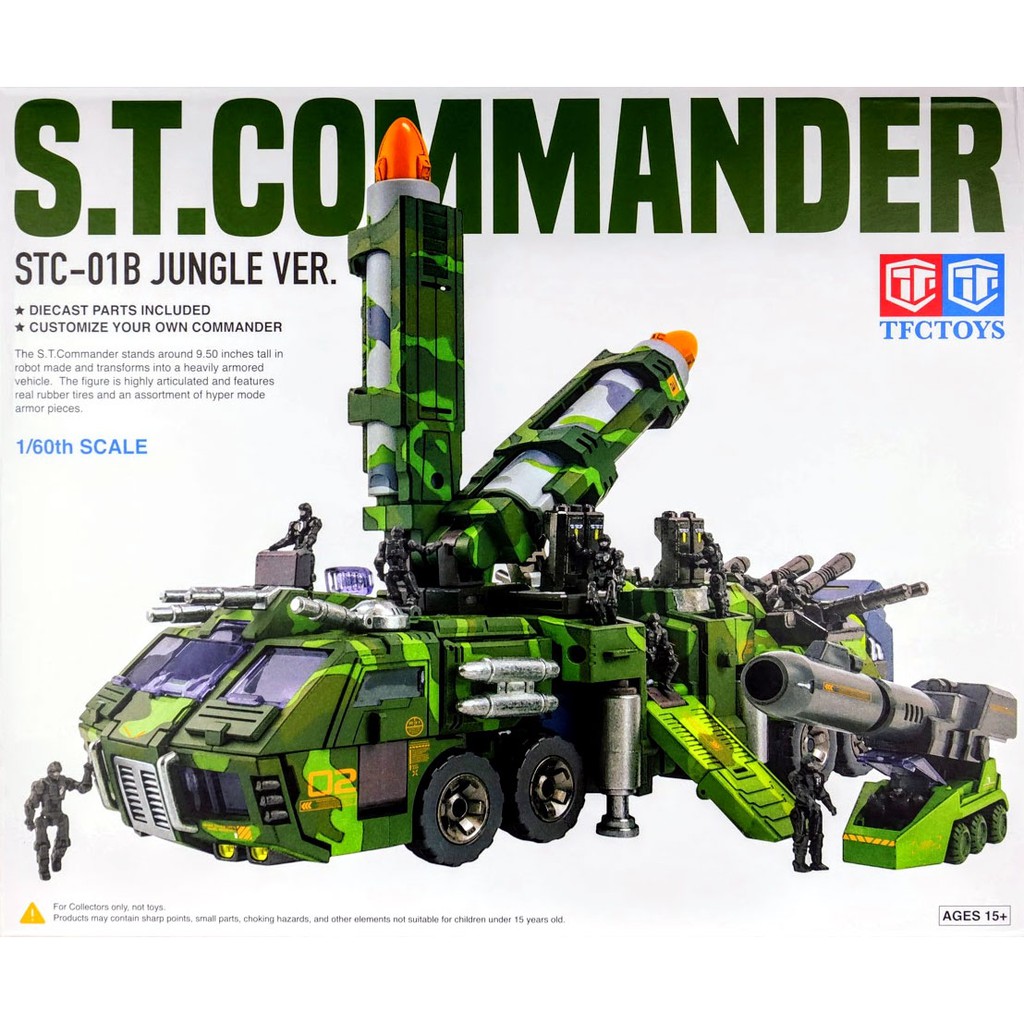 TFC Toys STC-01B Supreme Tactical Commander Rolling Thunder Optimus ...