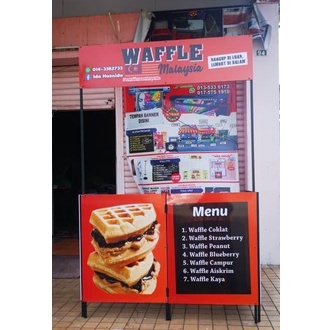 WAFFLE MALAYSIA STALL LIPAT MUDAH ALIH DAN MUDAH LIPAT | Shopee Malaysia