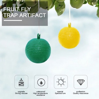 [READY STOCK] Sticky Fly Trap Ball Hanging Non-toxic Green Yellow Traps ...