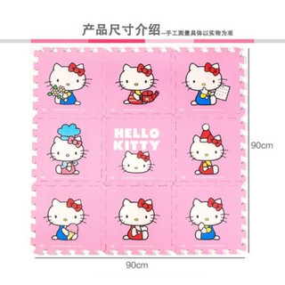 Hello Kitty Genuine Baby Foam Playmat Anti-skid Crawling Mat/ Tikar ...