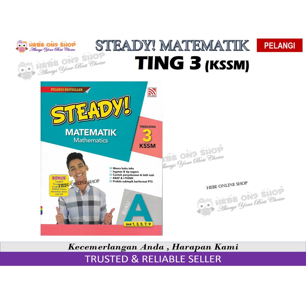 Buku latihan steady! matematik/mathematics tingkatan 3 kssm tahun 2021 ...