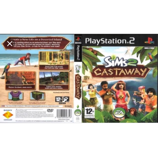 Ps2 THE SIMS 2 CASTAWAY ( DVD Games ) | Shopee Malaysia