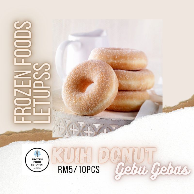 Frozen Foods LETUPSS - Karipap Pusing/Kentang, Bom, Donut, Kasturi ...