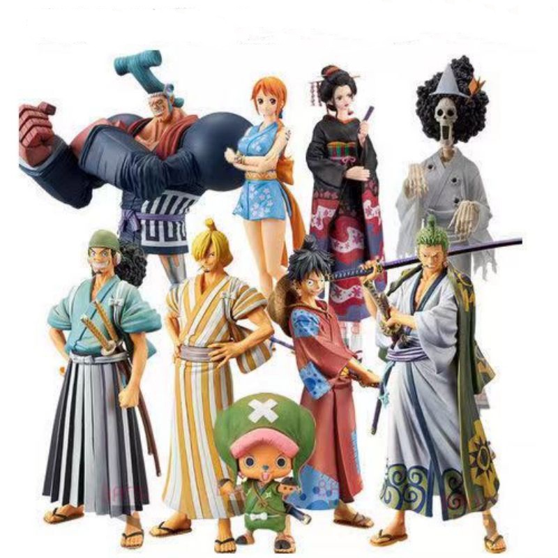 Ready Stock One Piece Figures DXF Wano Country Nami Sanji Luffy Zoro ...