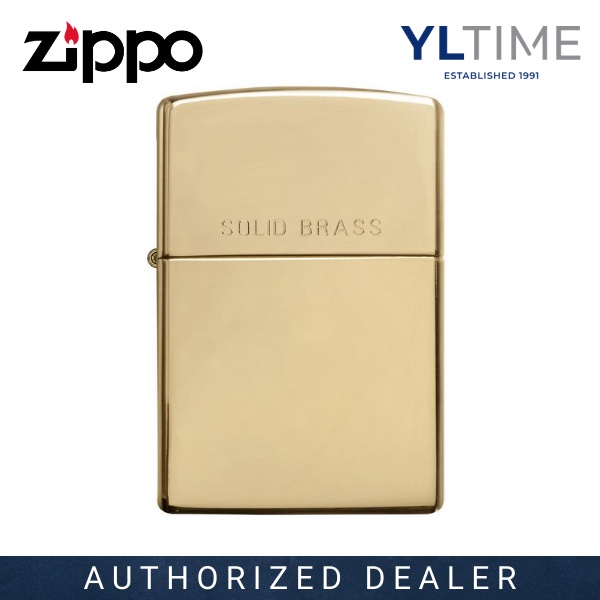 Zippo #254 High Polish Solid Brass Lighter (100% Original & New) | Shopee Malaysia