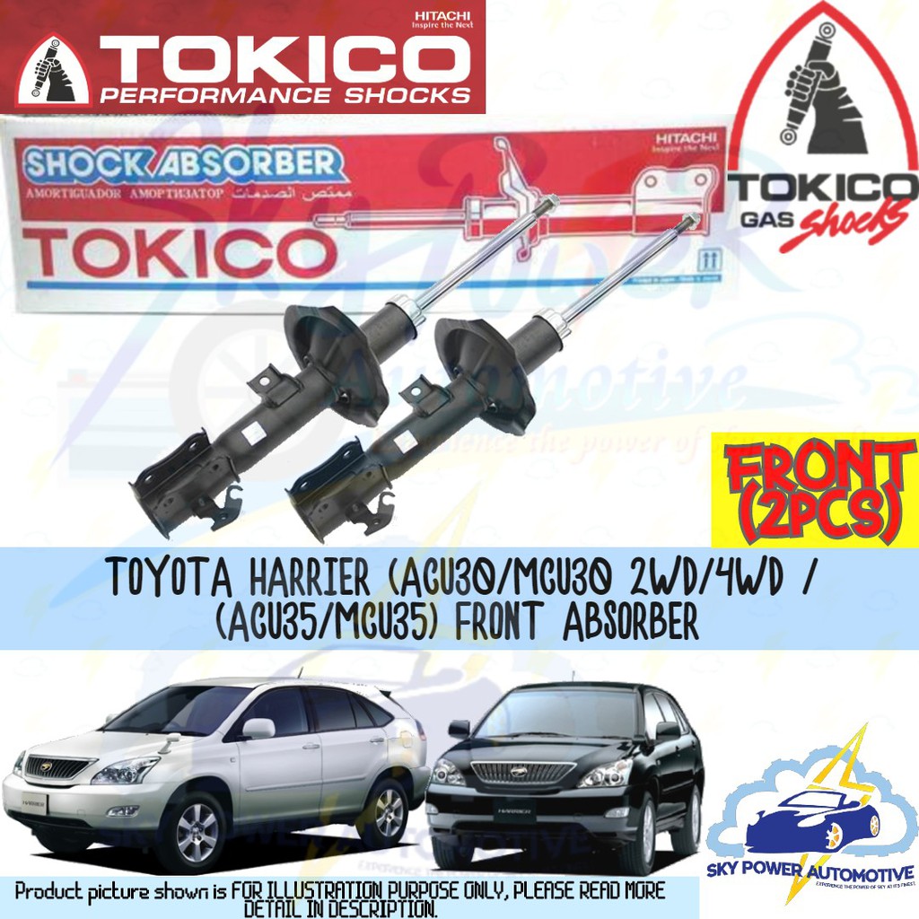 TOYOTA HARRIER (ACU30/MCU30 2WD/4WD/(ACU35/MCU35) TOKICO (TKC) SHOCK ...