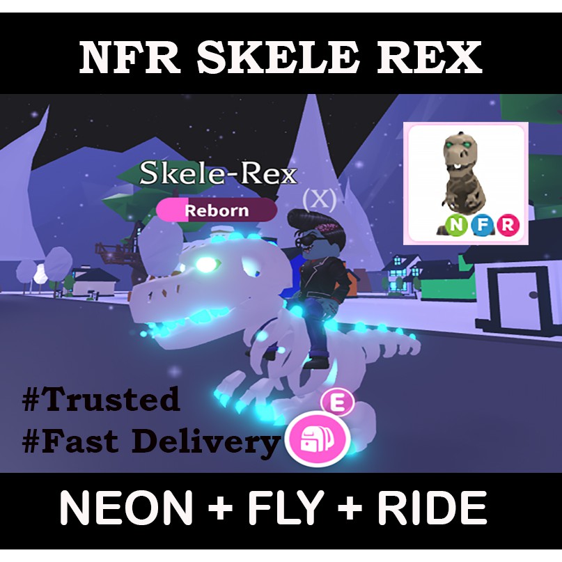 Roblox Adopt Me Skele Rex Legendary NFR Skele Rex | BeeCost