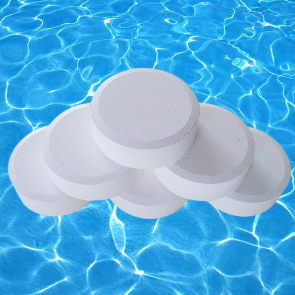 50 pieces of swimming pool instant disinfection tablets chlorine ...