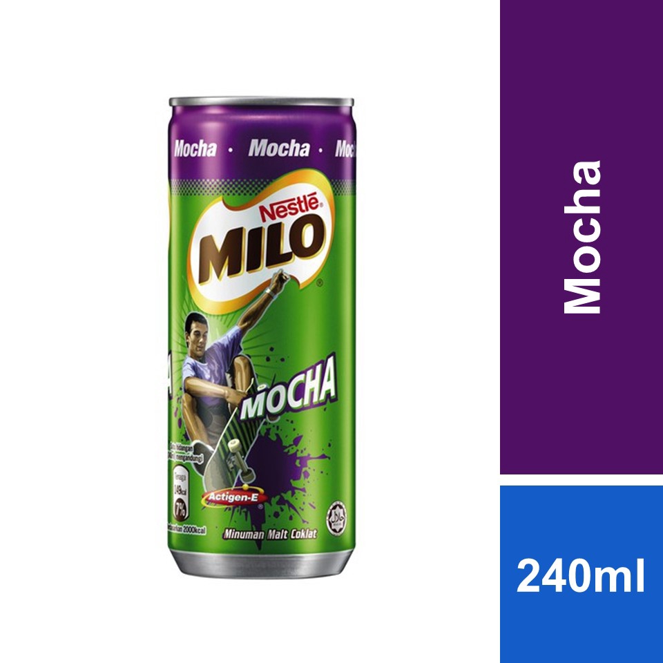 Nestle MILO Activ-Go Mocha Chocolate Malt 240ml | Shopee Malaysia