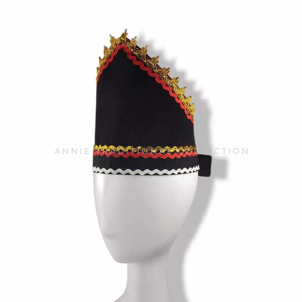 Topi Bidayuh Lelaki | Bidayuh traditional costume's hat | Borneo ...