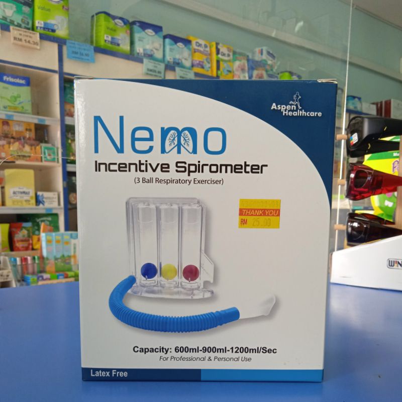 Nemo Incentive Spirometer (alat senaman paru paru/lung exercise ...