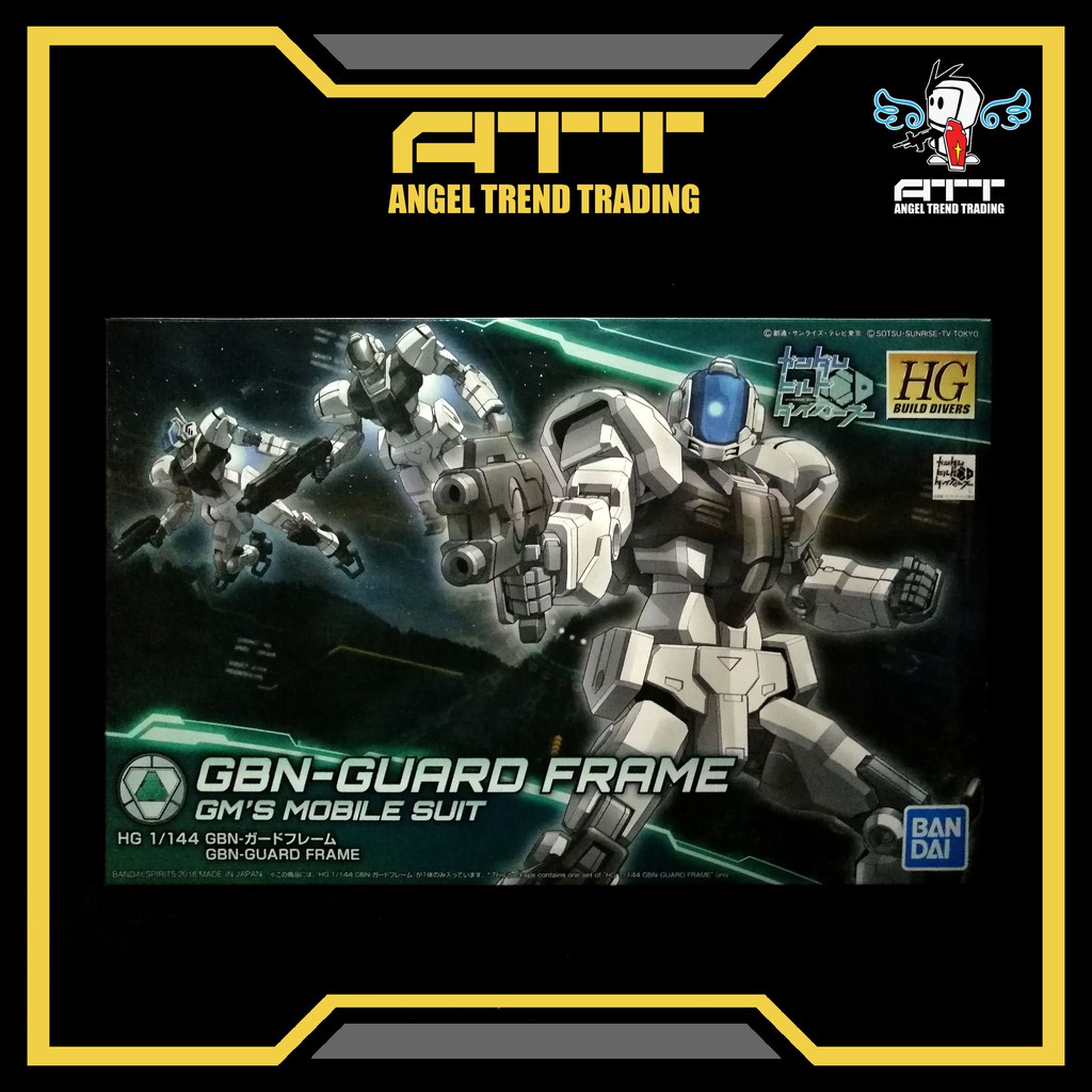 BANDAI HG 1-144 GBN-GUARD FRAME GM'S MOBILE SUIT (Build Divers Gunpla ...