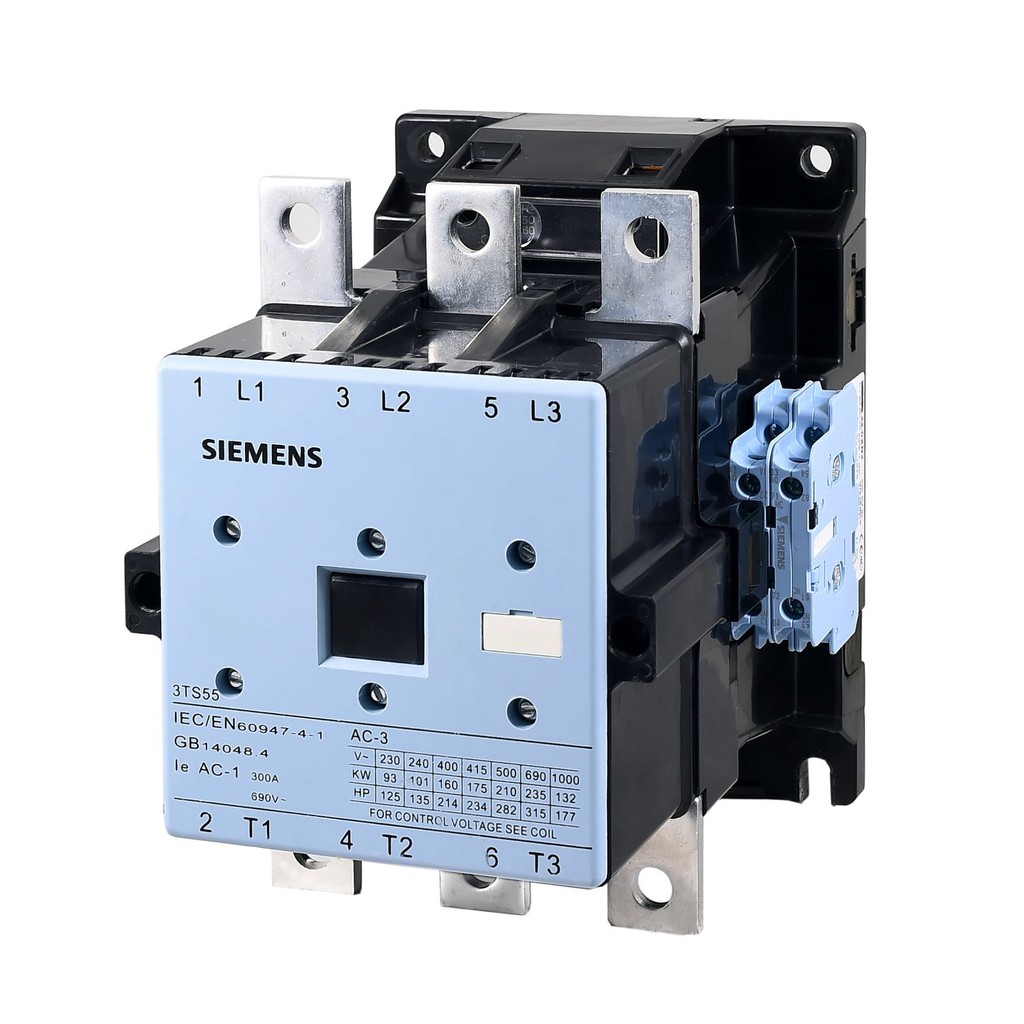 SIEMENS 3TS Series 3-pole Magnetic Contactor AC 50/60 HZ AC3 (250A 300A ...